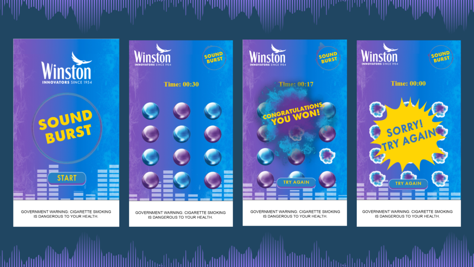 OneAtomik’s Sound Burst Game: Hear the Challenge, Feel the Sounds! | QT ...